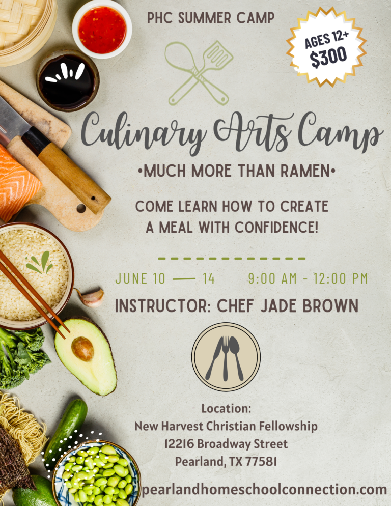 PHC – Pearland Homeschool Connection – Homeschool Classes for 7th ...