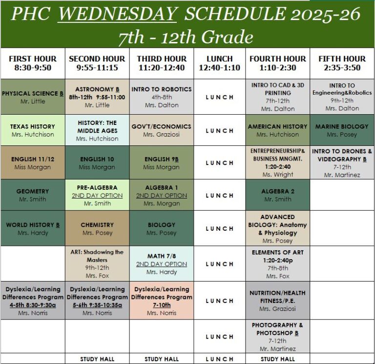 PHC – Pearland Homeschool Connection – Homeschool Classes